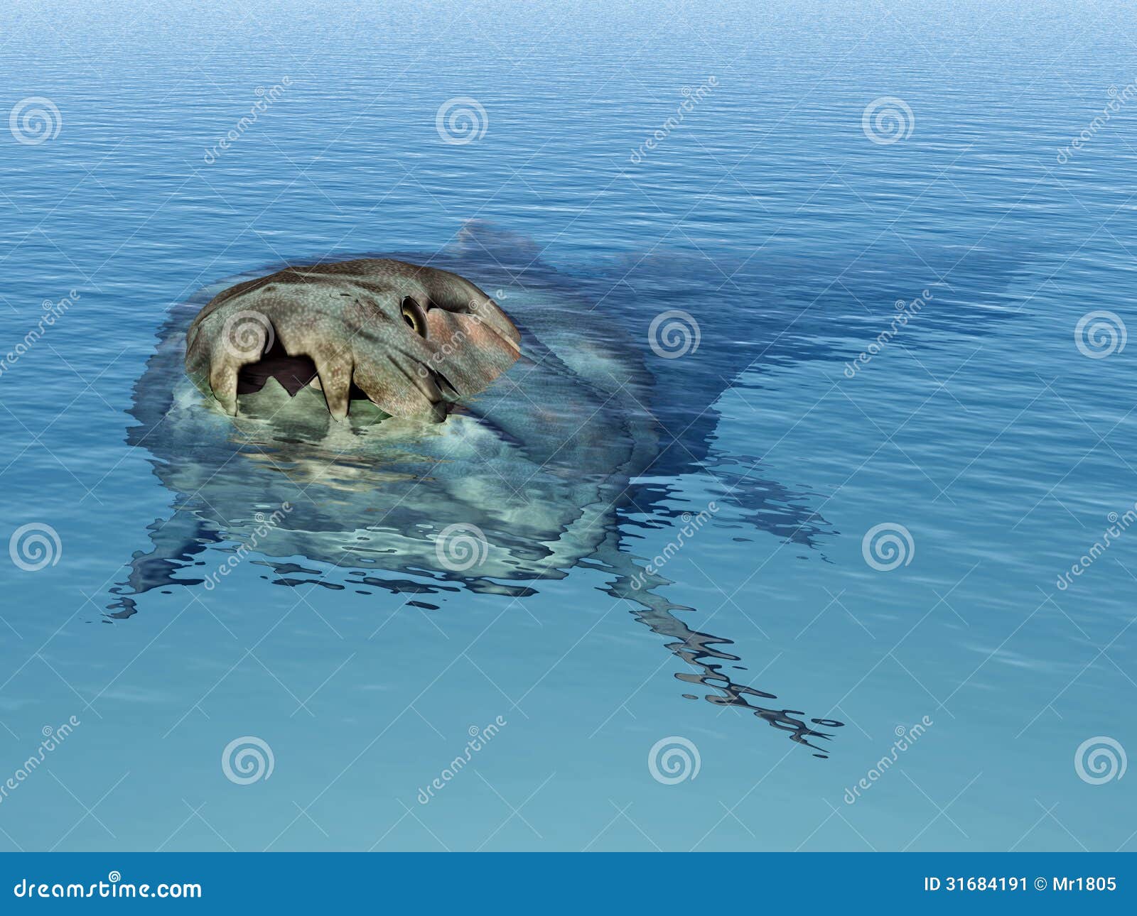 Dunkleosteus stock illustration. Illustration of gigantic - 31684191