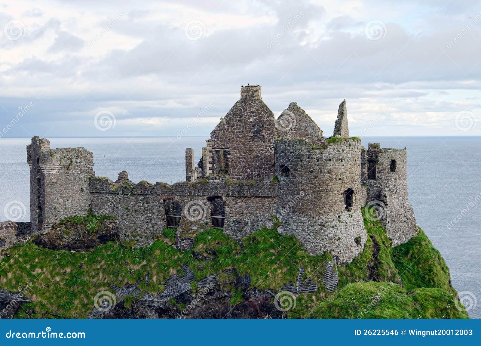 Dunluce Castle, Northern Ireland Stock Photo - Image of geological ...