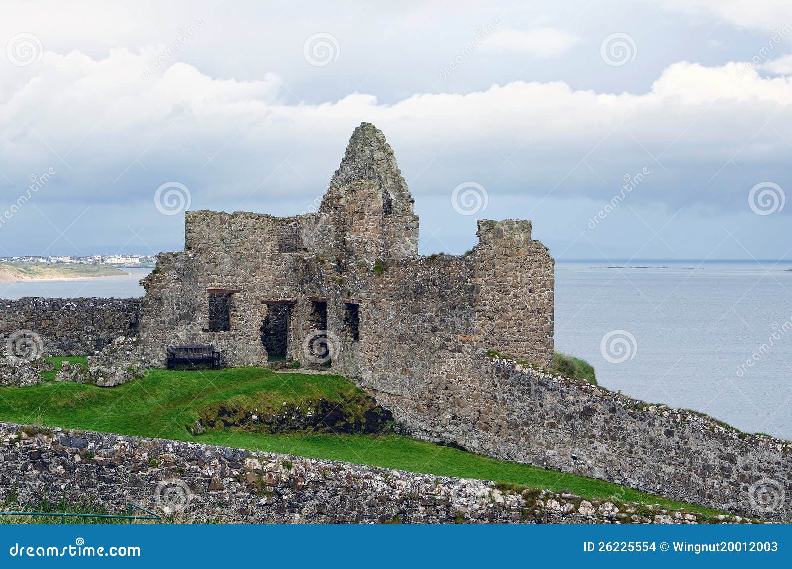 Dunluce Castle, Northern Ireland Stock Photo - Image of ireland, coast ...