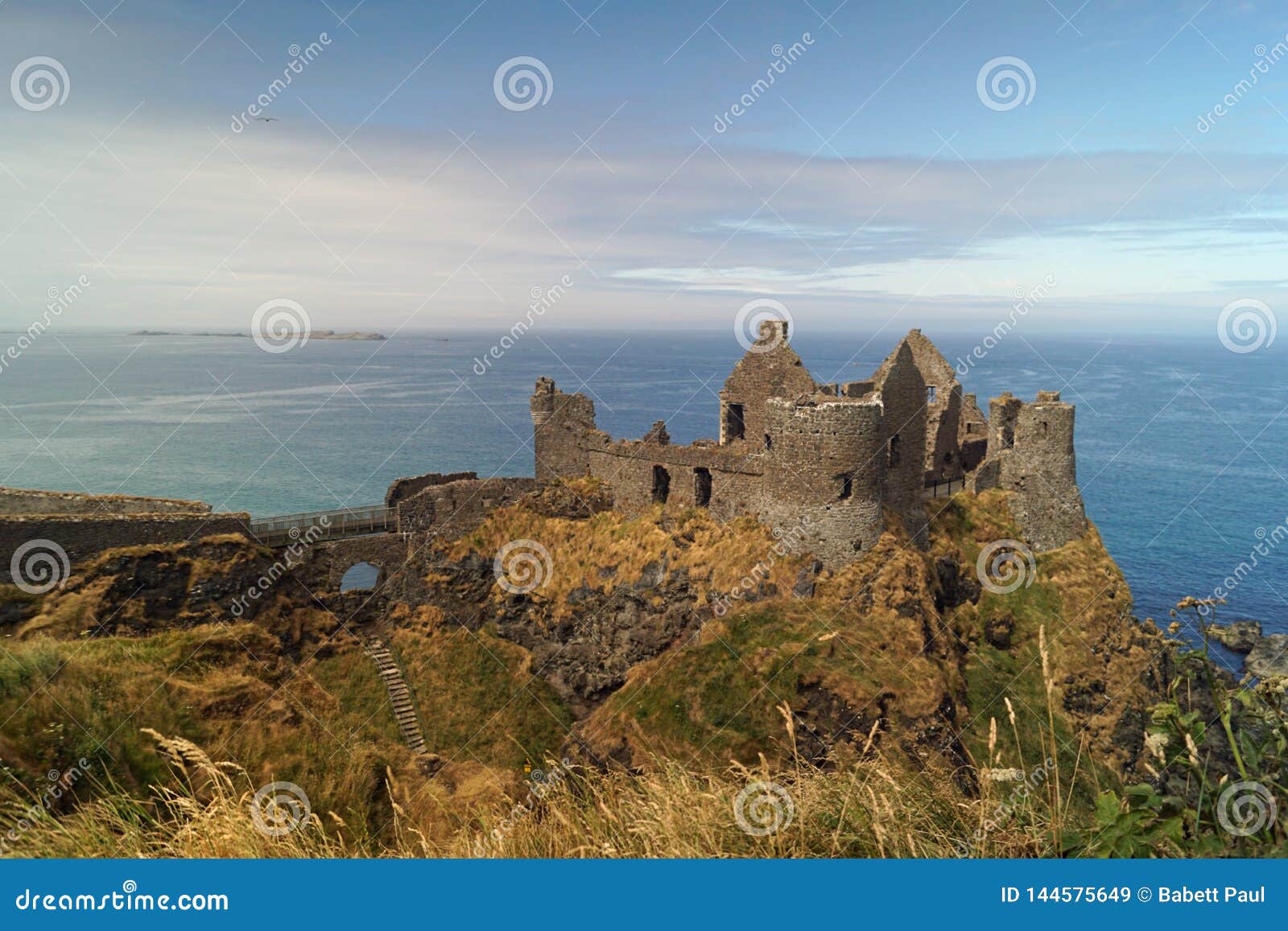Dunluce Castle stock image. Image of monument, interest - 144575649