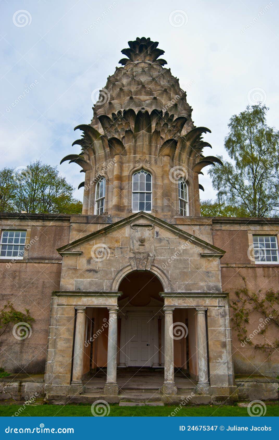 Dunmore Pineapple stock image. Image of dunmore, folly - 24675347