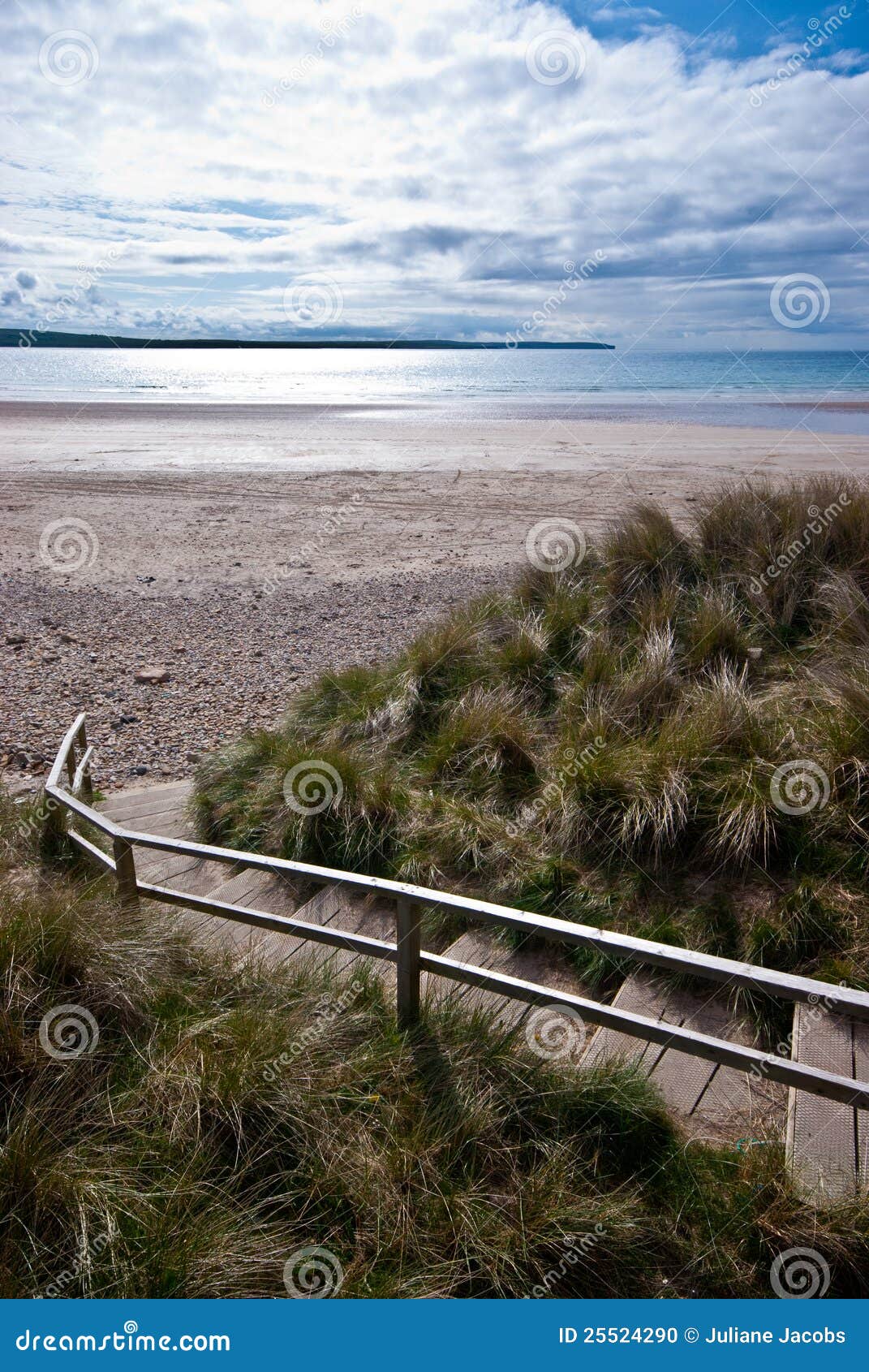 Dunnet Bay stock photo. Image of scenery, dunnet, sand - 25524290