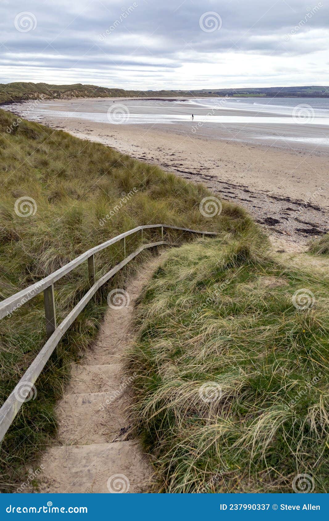 Dunnet Bay - Caithness - Scotland Stock Image - Image of steps, dunnet ...