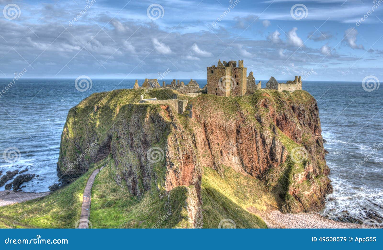 Dunnottar Castle, Stonehaven, Scotland Stock Image - Image of ...