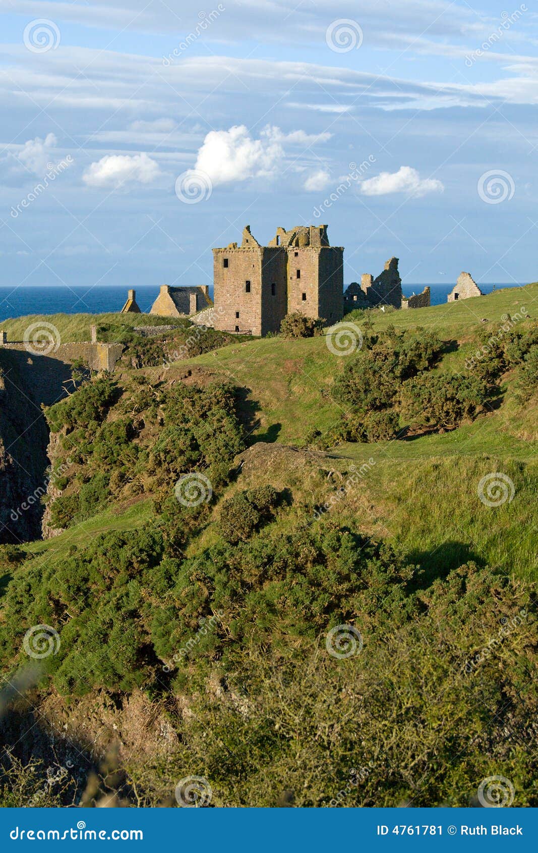 Dunottar Castle in Scotland Stock Image - Image of culture, summer: 4761781