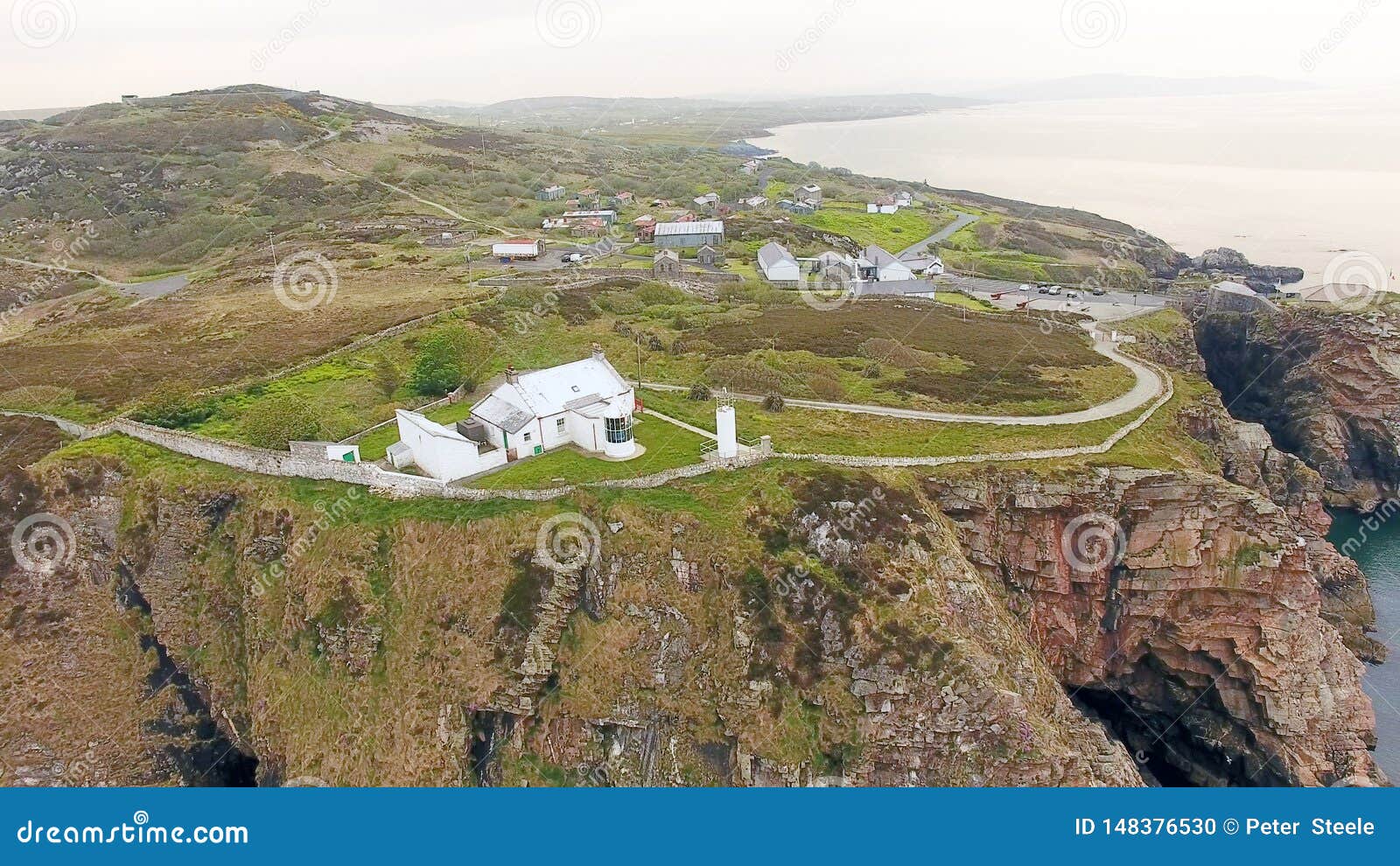 Dunree Head Lighthouse Co Donegal Ireland Stock Photo - Image of ...