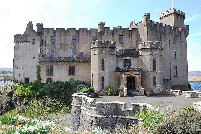 Dunvegan Castle. stock image. Image of stronghold, dunvegan - 2450409