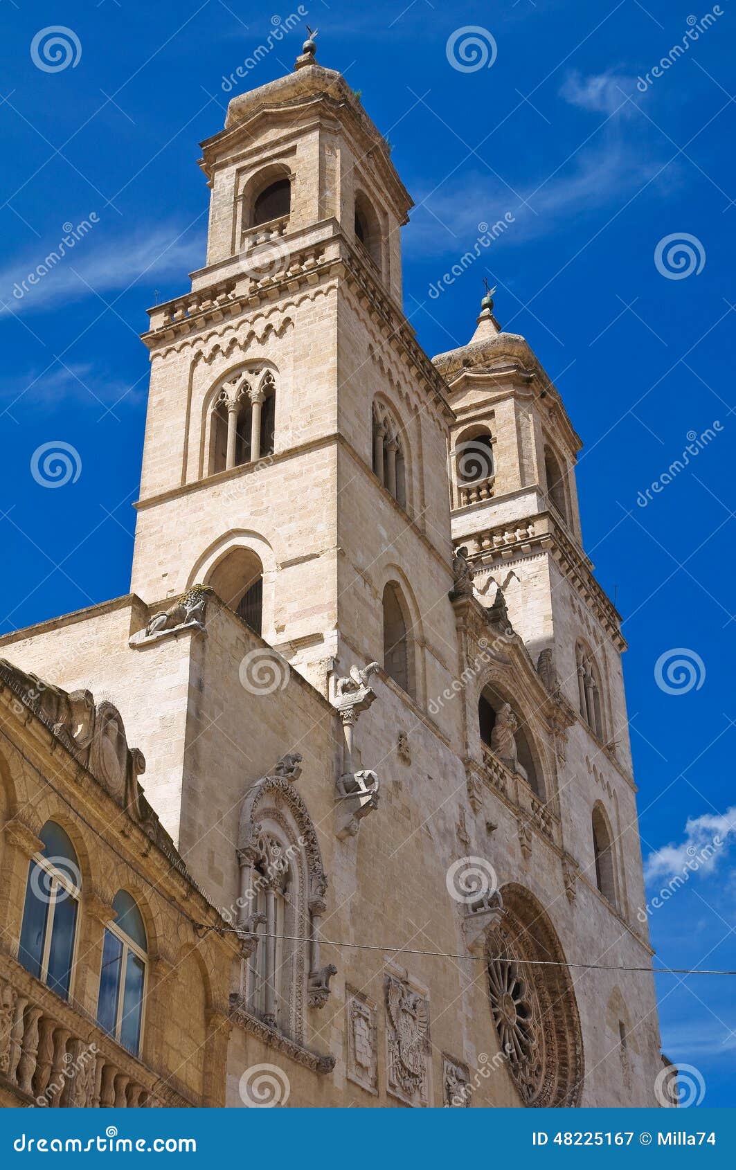 Duomo Cathedral of Altamura. Puglia. Italy Stock Image - Image of ...