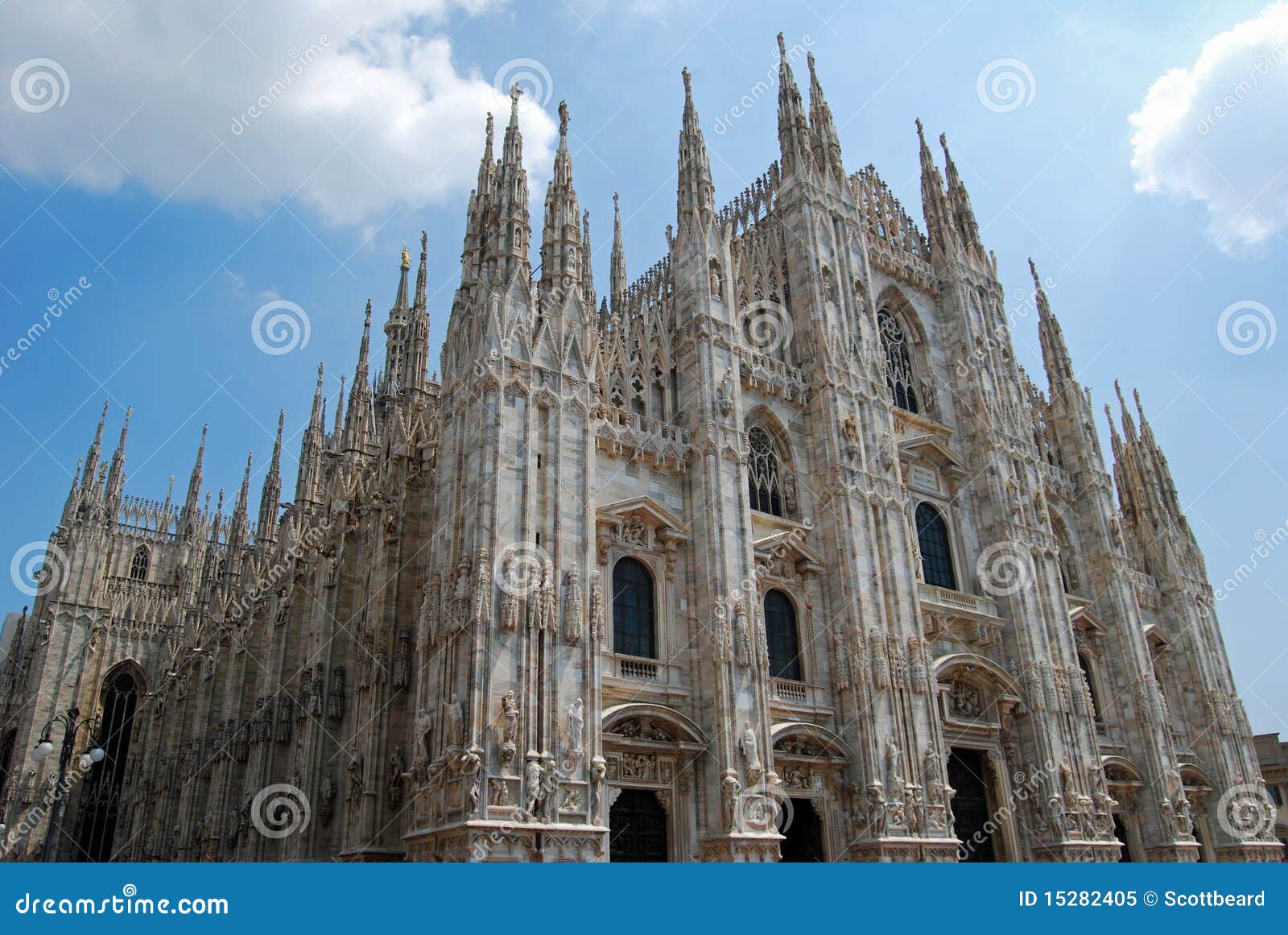 Duomo Cathedral Exterior, Milan Stock Image - Image of duomo, europe ...