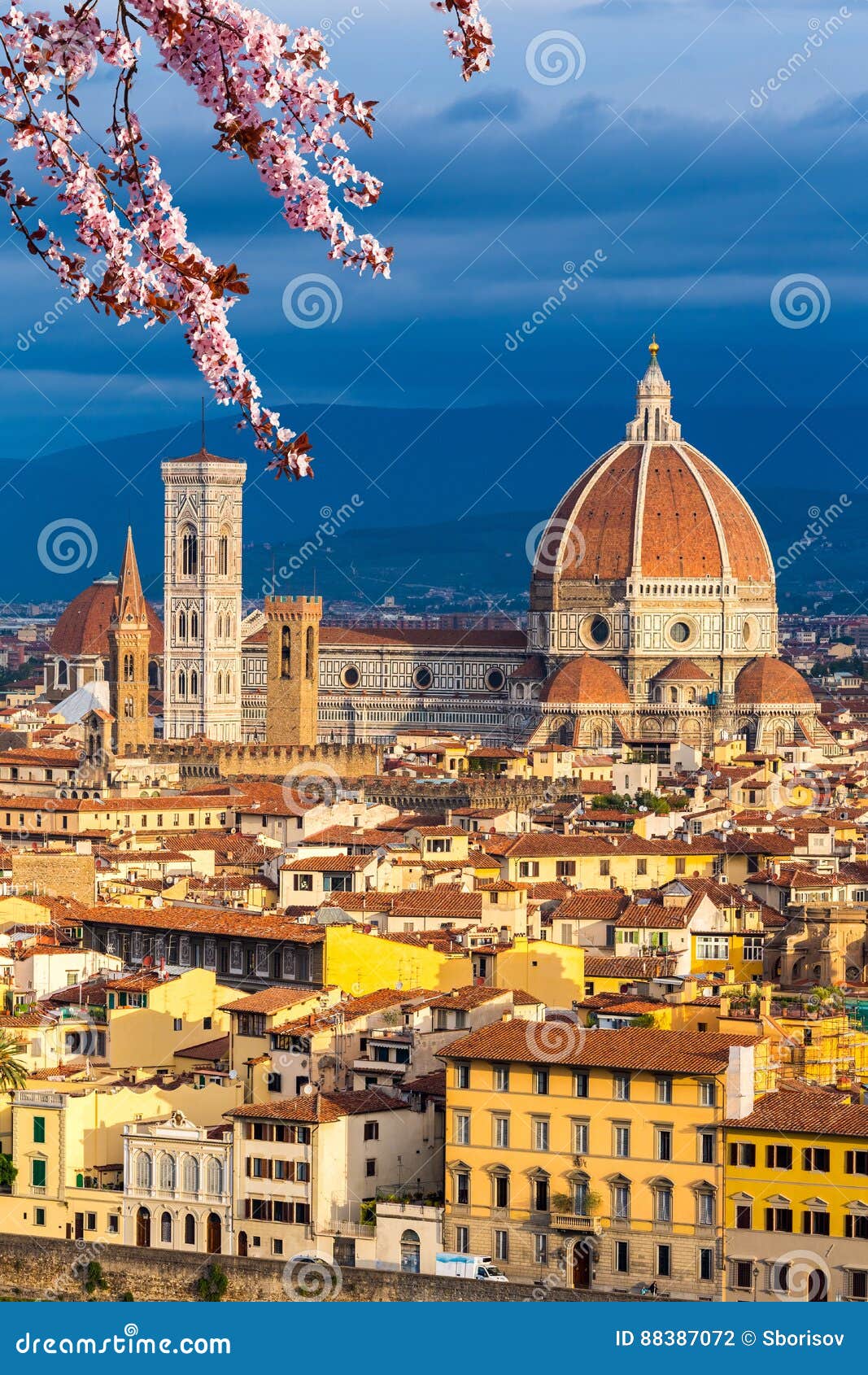 Duomo Cathedral in Florence at Spring Stock Photo - Image of cityscape ...