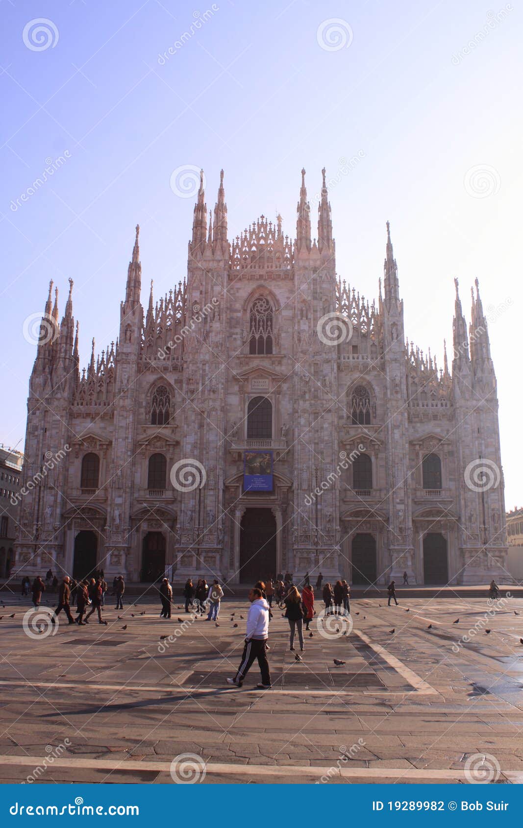 Duomo Cathedral Square of Milan Editorial Photography - Image of facade ...