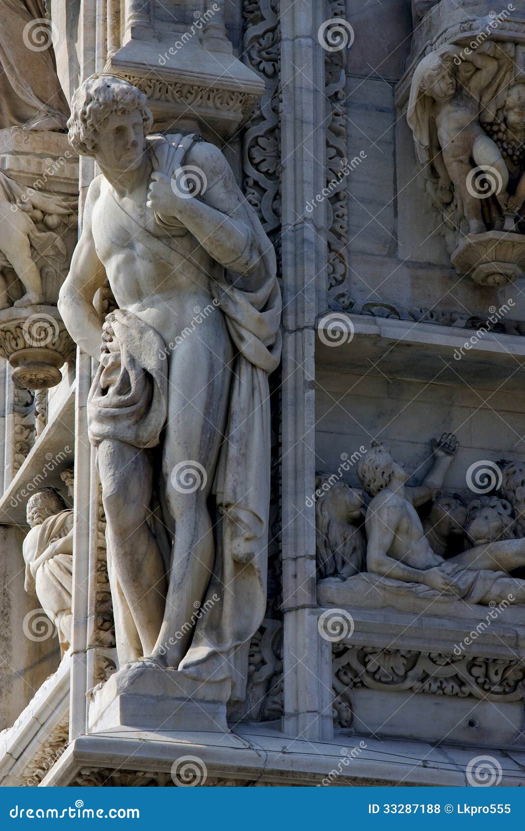 Duomo church in milan stock photo. Image of divinity - 33287188