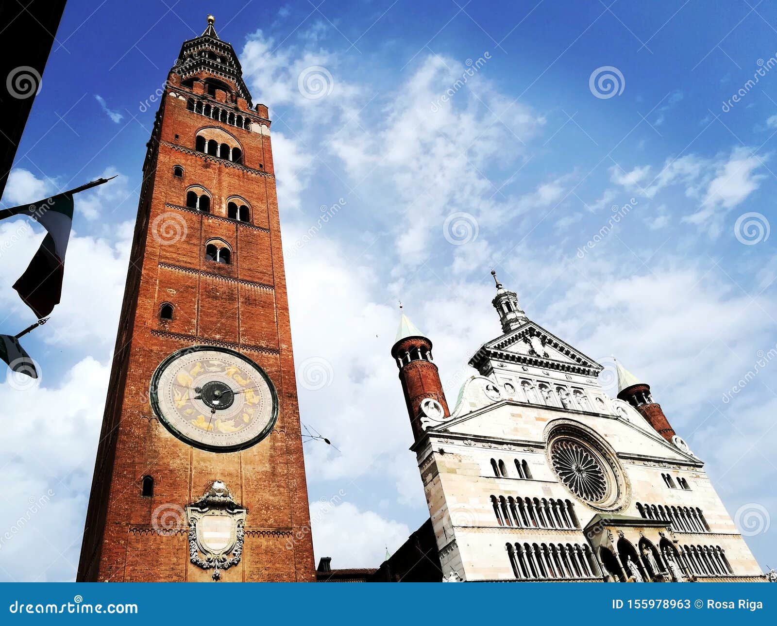Duomo di Cremona stock image. Image of holidays, cremona - 155978963