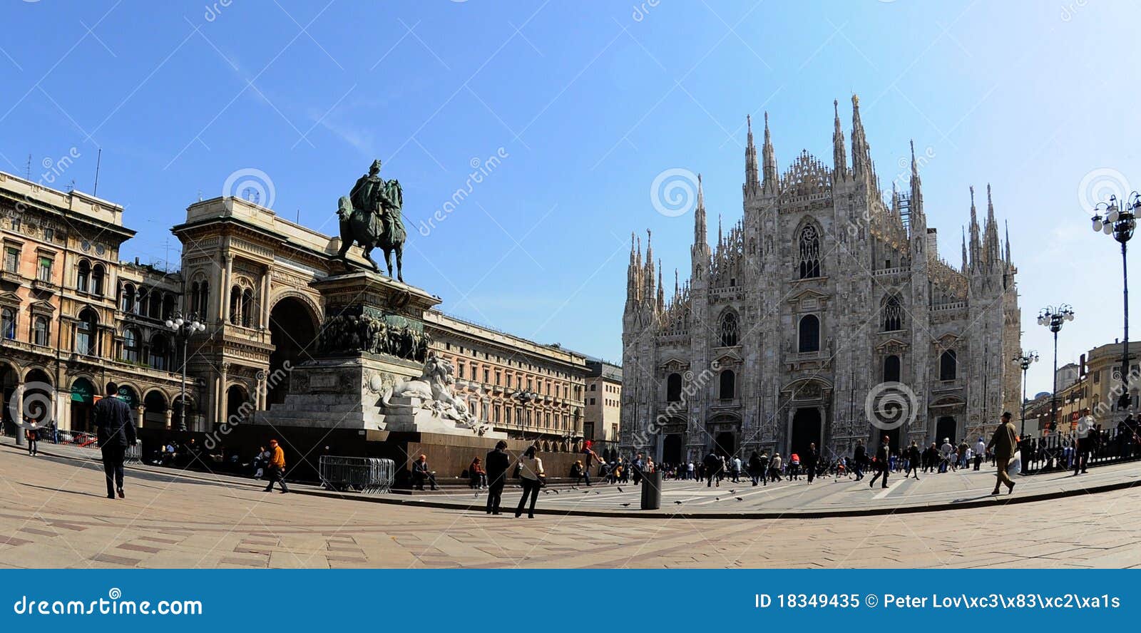Duomo Di Milano from the Square. Editorial Image - Image of destination ...