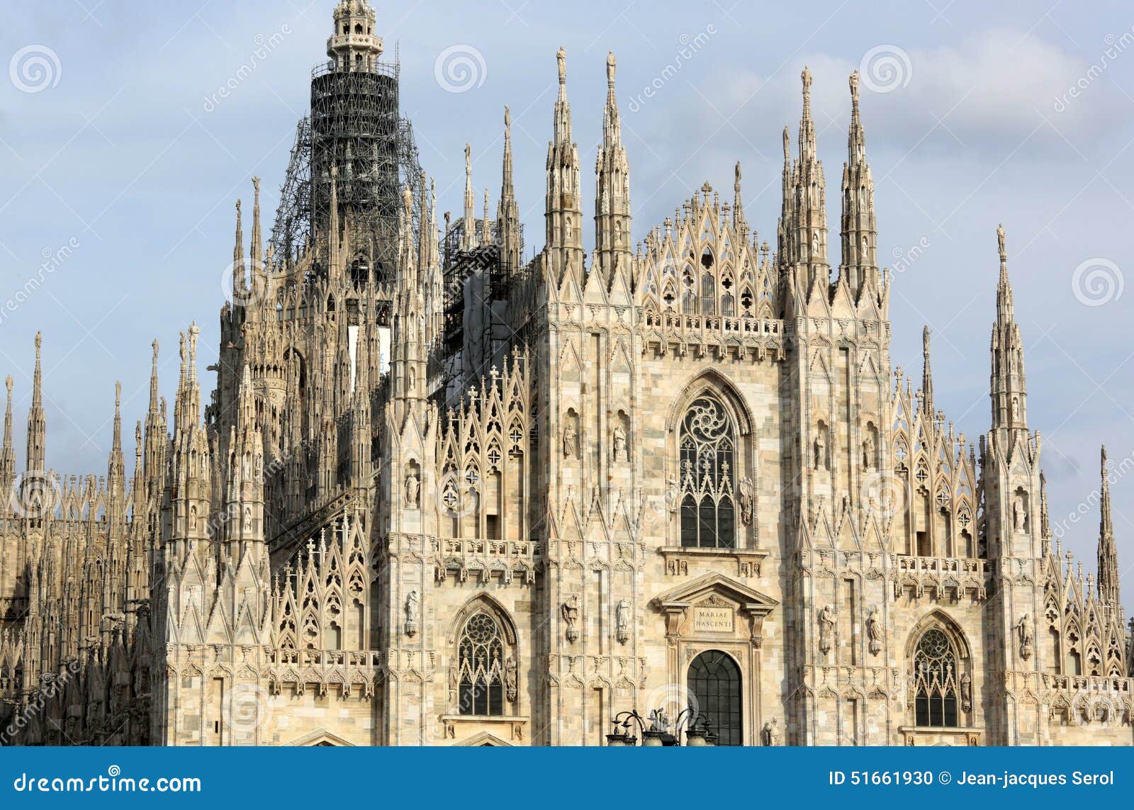 'Duomo' Katedra, Milano, Włochy Zdjęcie Stock - Obraz złożonej z scena ...