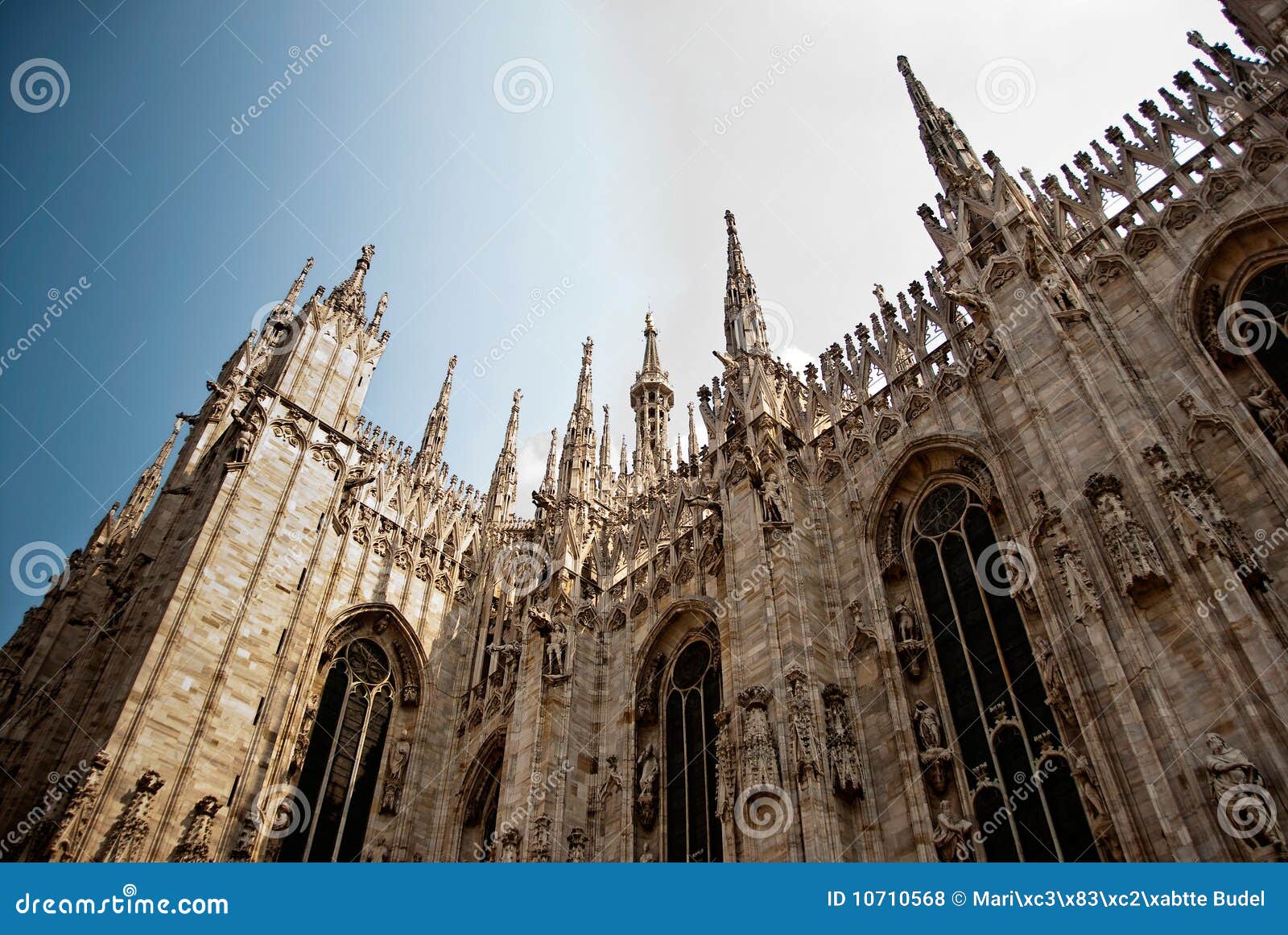 Duomo, Milan stock photo. Image of front, church, duomo - 10710568