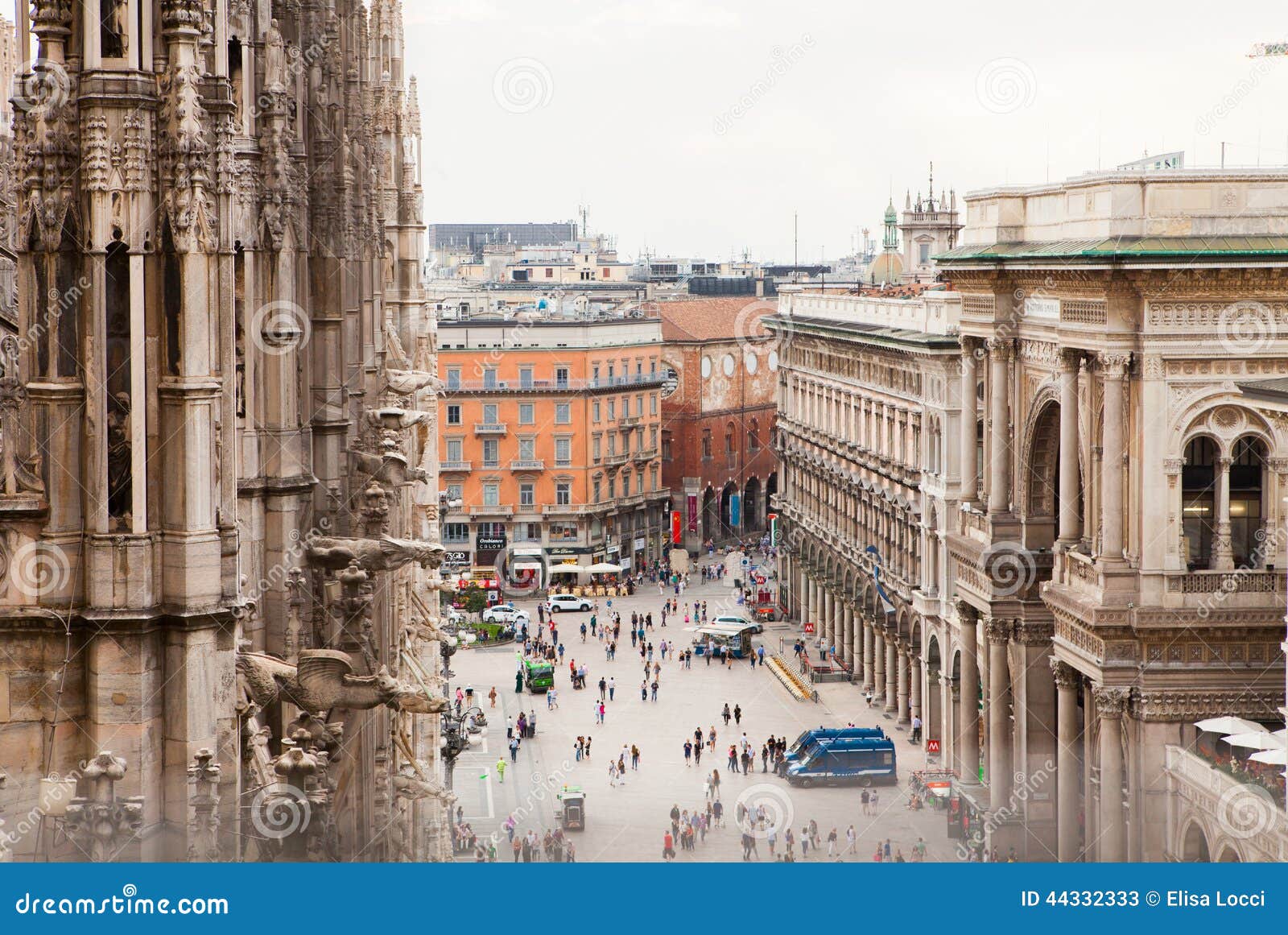 Duomo square editorial stock photo. Image of steeple - 44332333