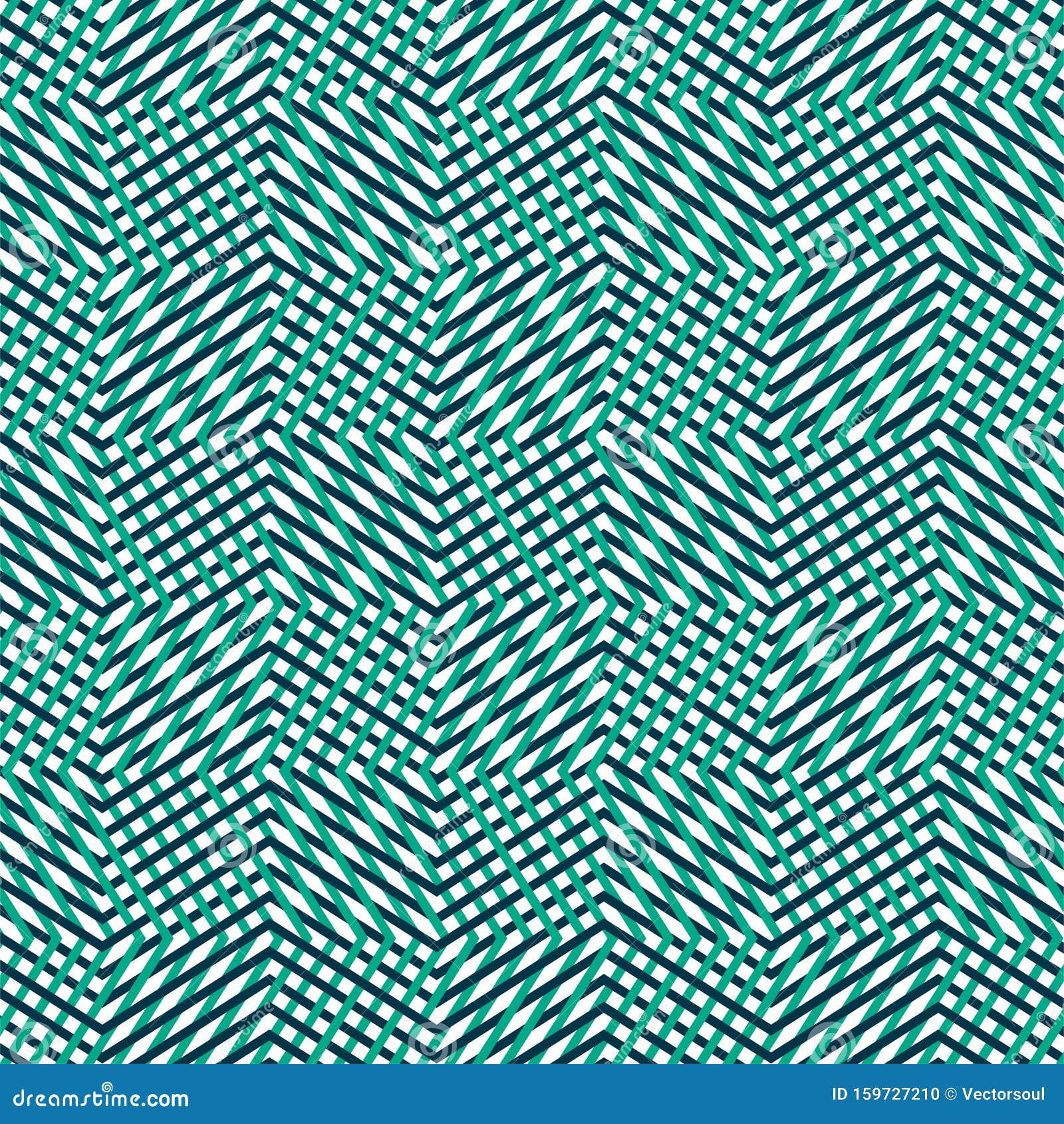 Duotone, 2-color Geometric Pattern of Dense Wavy Lattice, Grid ...