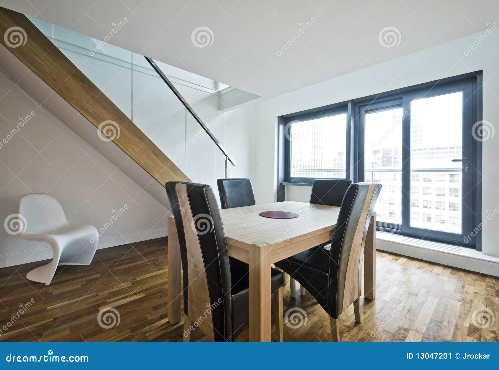 Duplex apartment stock image. Image of modern, diner - 13047201