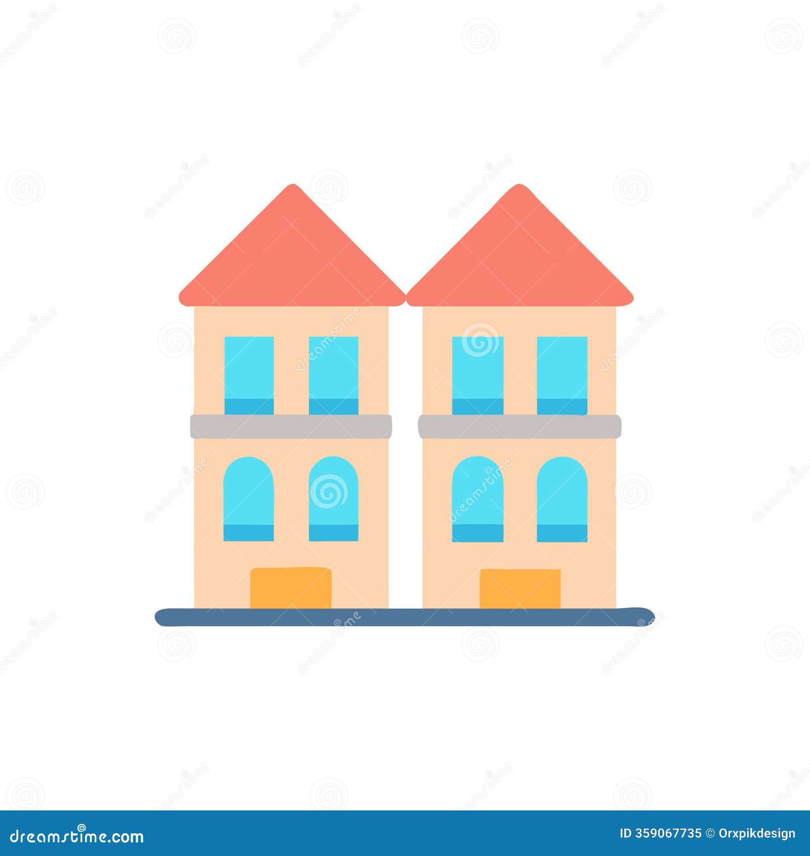 Duplex Icon For Family Living Royalty-Free Stock Image | CartoonDealer ...