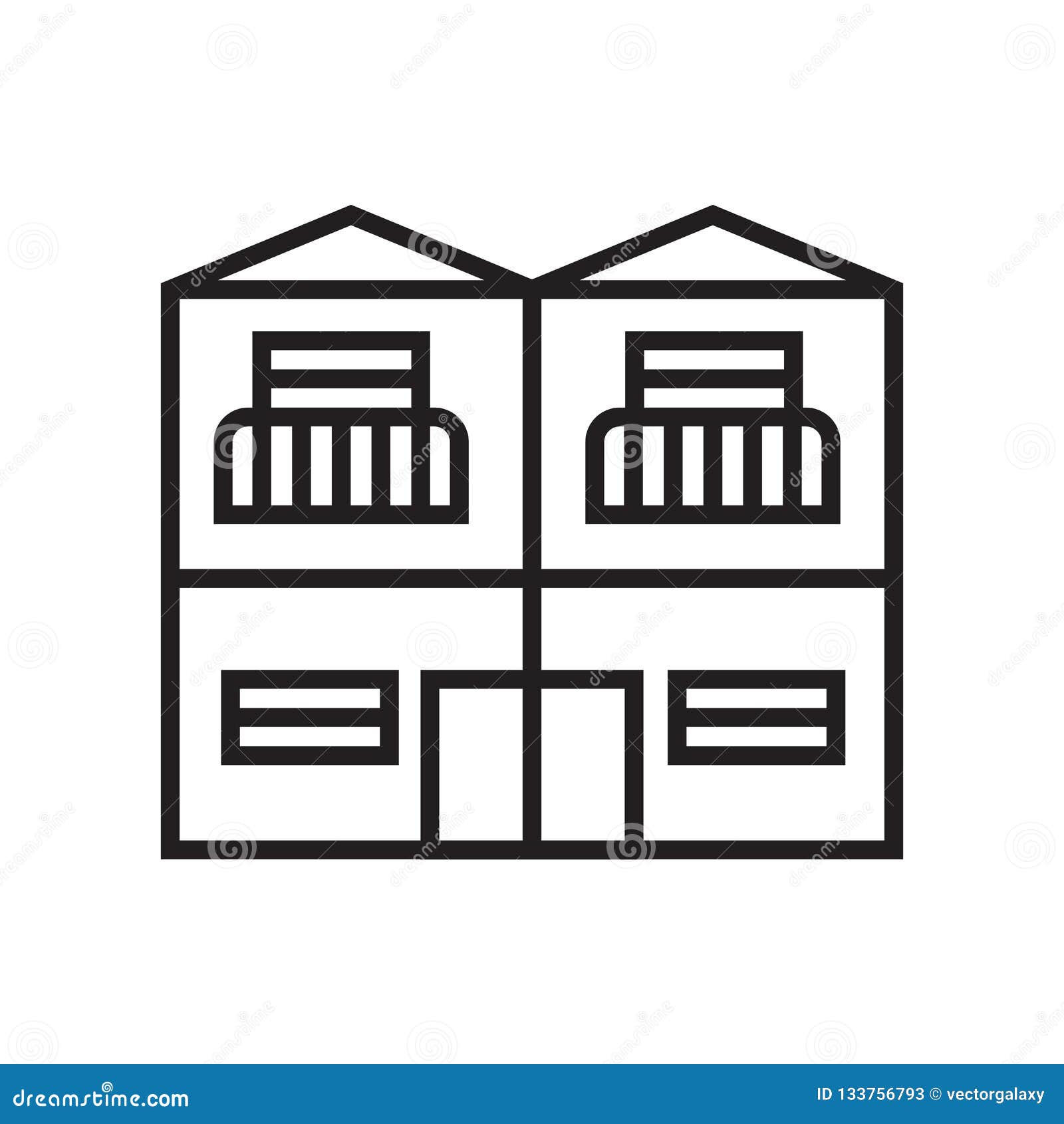 Duplex Icon Vector Sign and Symbol Isolated on White Background, Duplex ...