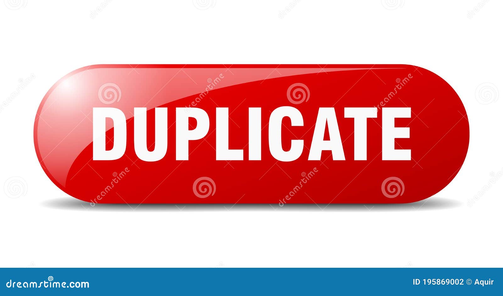 Duplicate Button. Duplicate Sign. Key. Push Button Stock Vector ...