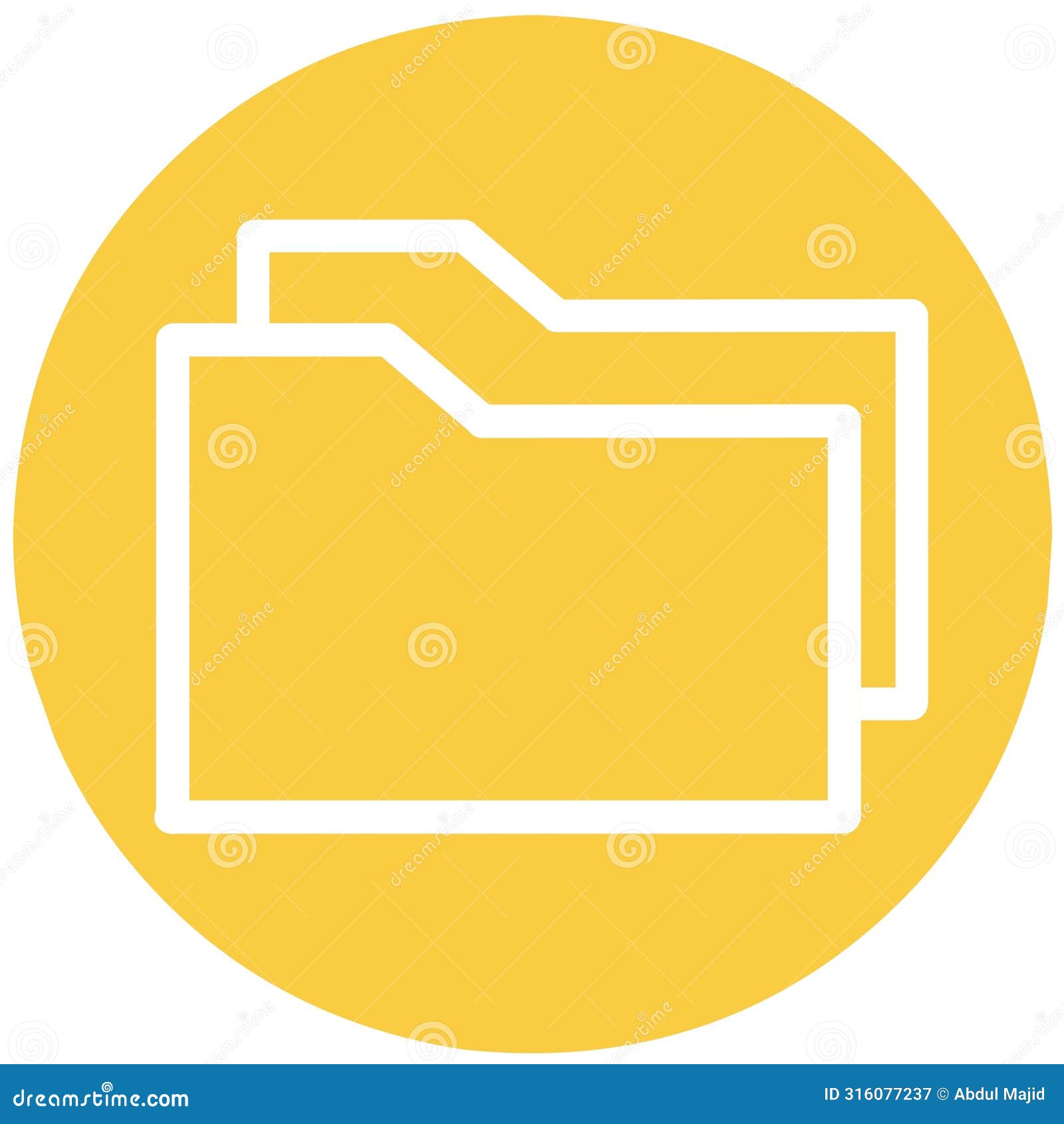 Duplicate Folder Icon in Yellow Background Stock Vector - Illustration ... Duplicate Folder Icon in Yellow Background Stock Vector - Illustration ...