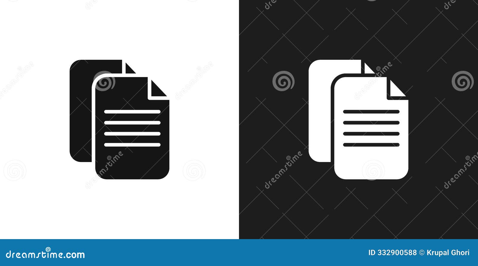 Duplicate Icon Thin Line Illustration | CartoonDealer.com #336156802