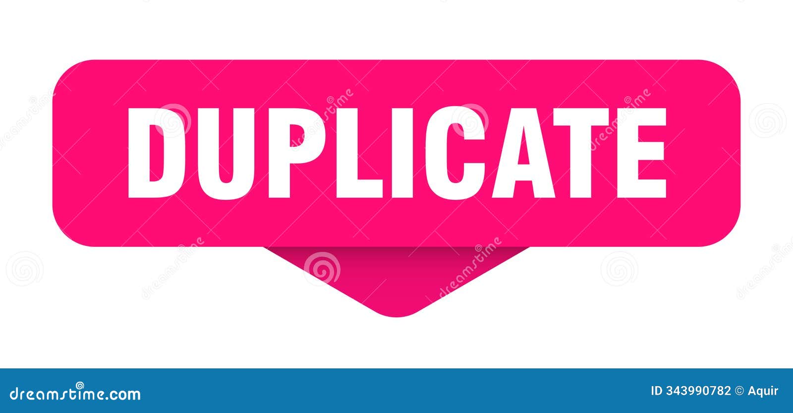 Duplicate Sticker. Duplicate Sign On Transparent Background Vector ...