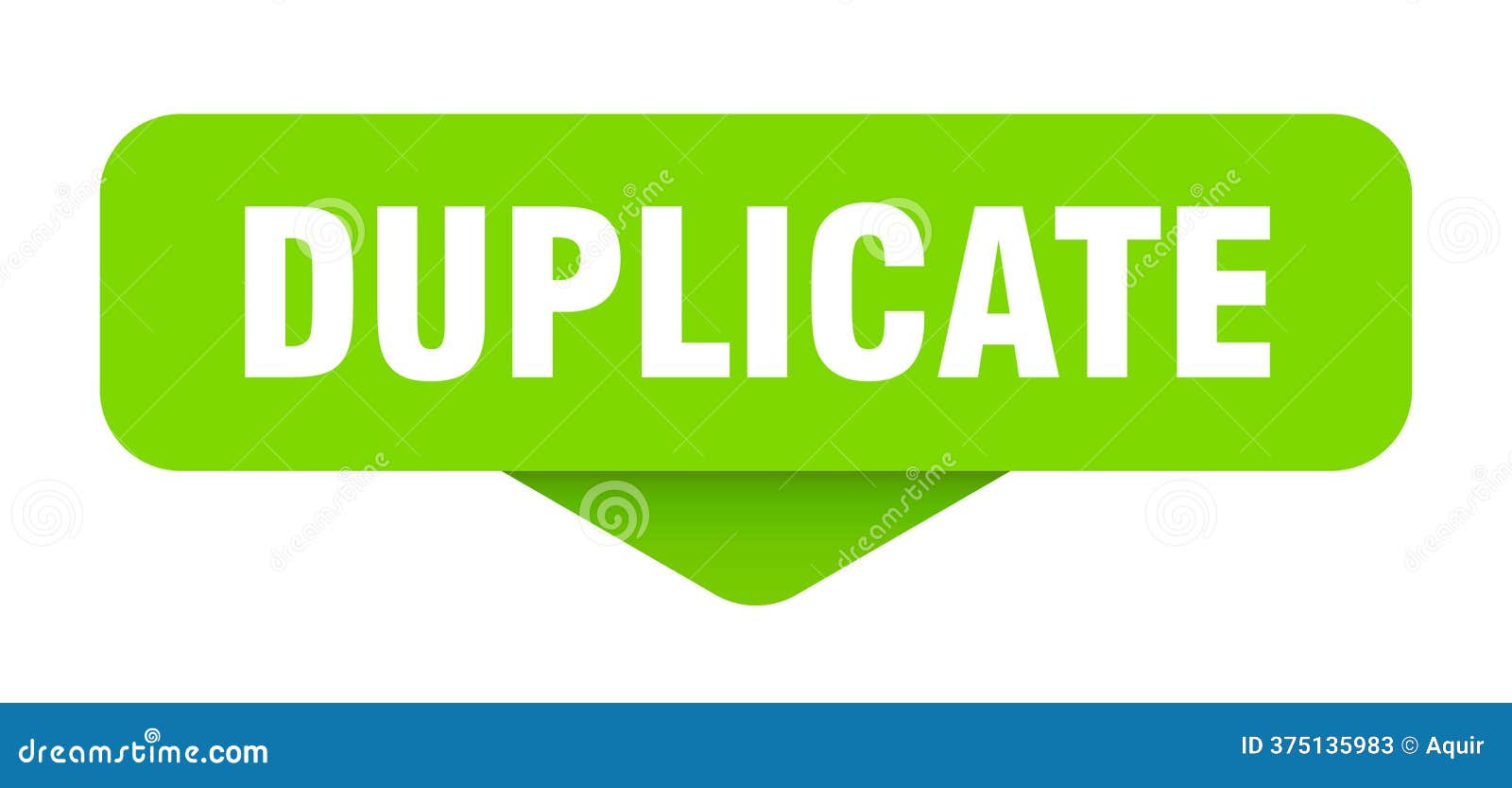 Duplicate Sticker. Duplicate Sign On Transparent Background Vector ...