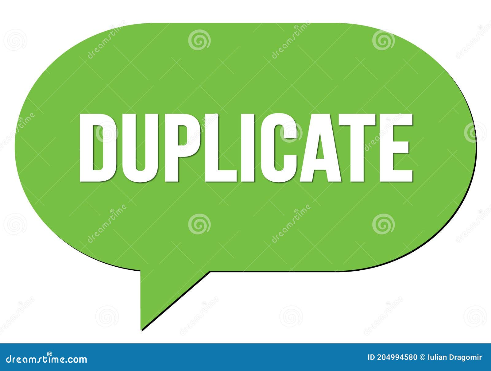 DUPLICATE Written Word On Red Stamp Sign Stock Image | CartoonDealer ...