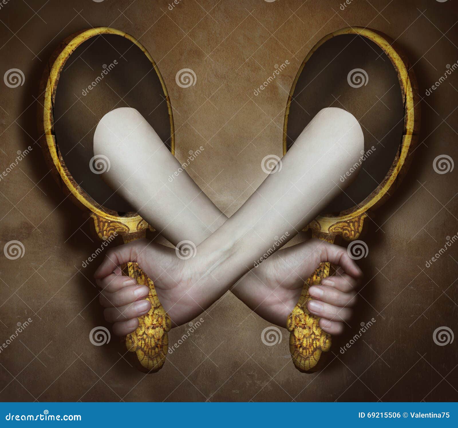 Duplicité photo stock. Image du créateur, surréalisme - 69215506