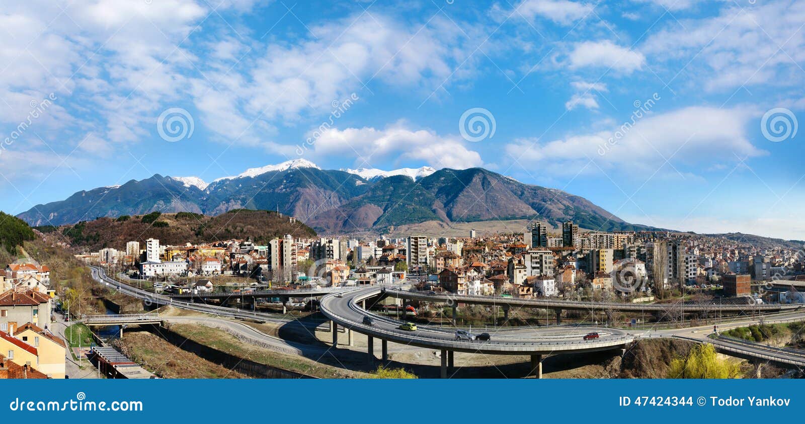 Dupnitsa Town, Bulgaria Panorama Stock Photo - Image of panorama, city ...