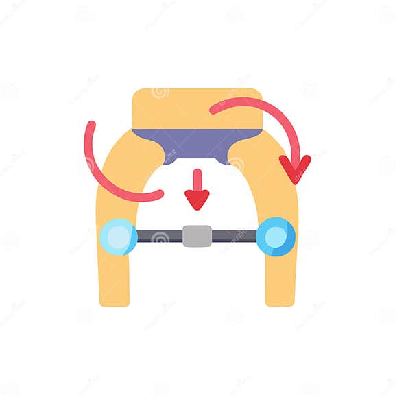 Durable Hip Circle for Effective Resistance Training Stock Illustration ...