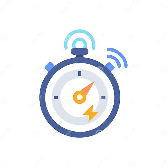 Durable Reaction Timer for Effective Training Stock Illustration ...