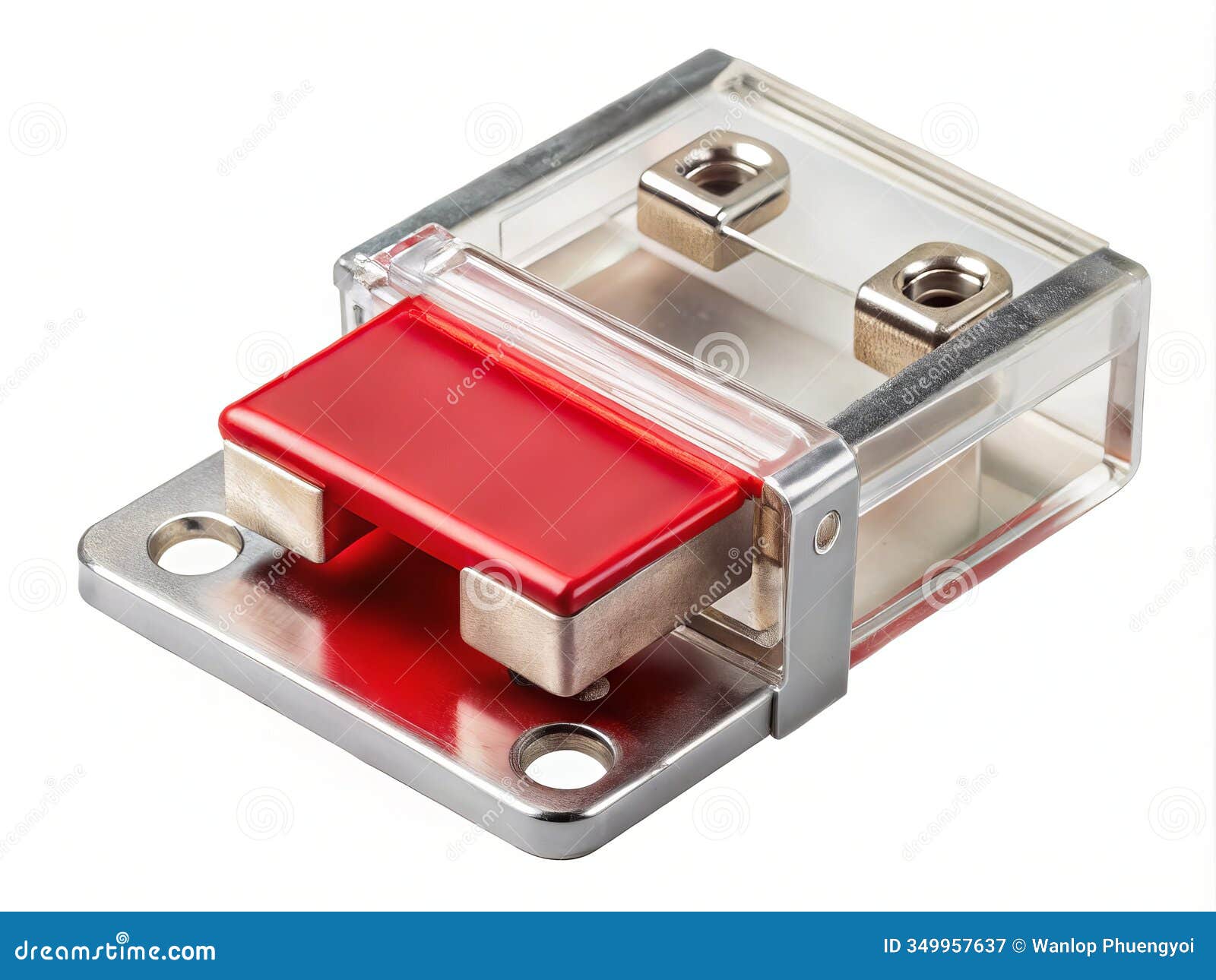 Durable Rectangular Connector with Red Locking Mechanism and ...
