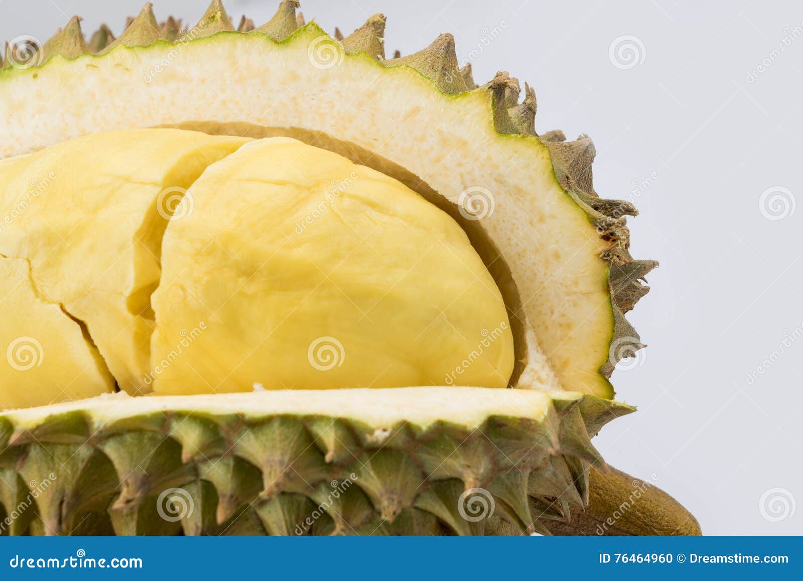 Durain Fruit on White Background Stock Photo - Image of sweet, food ...