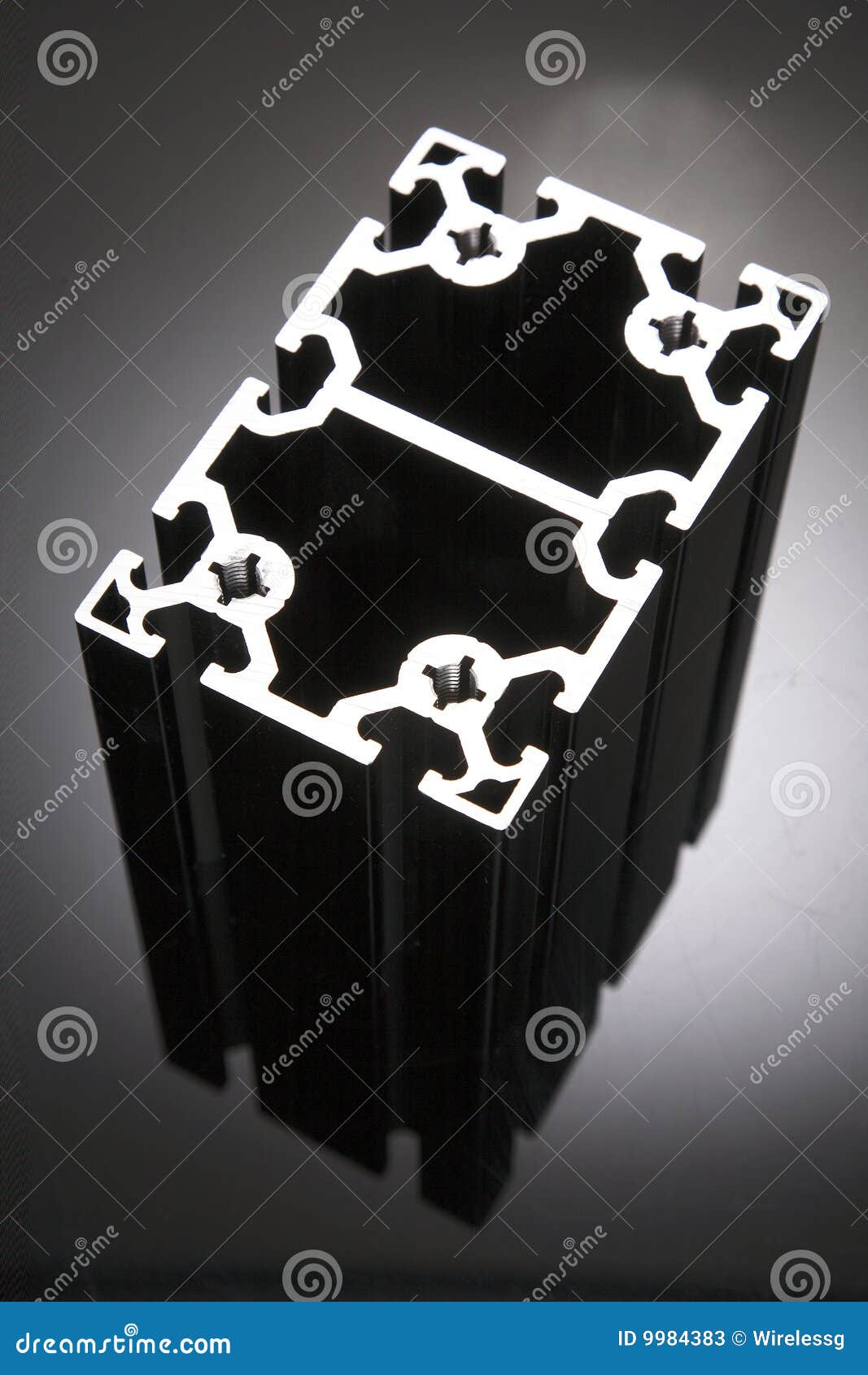 Duralumin assembly stock image. Image of industrial, black - 9984383