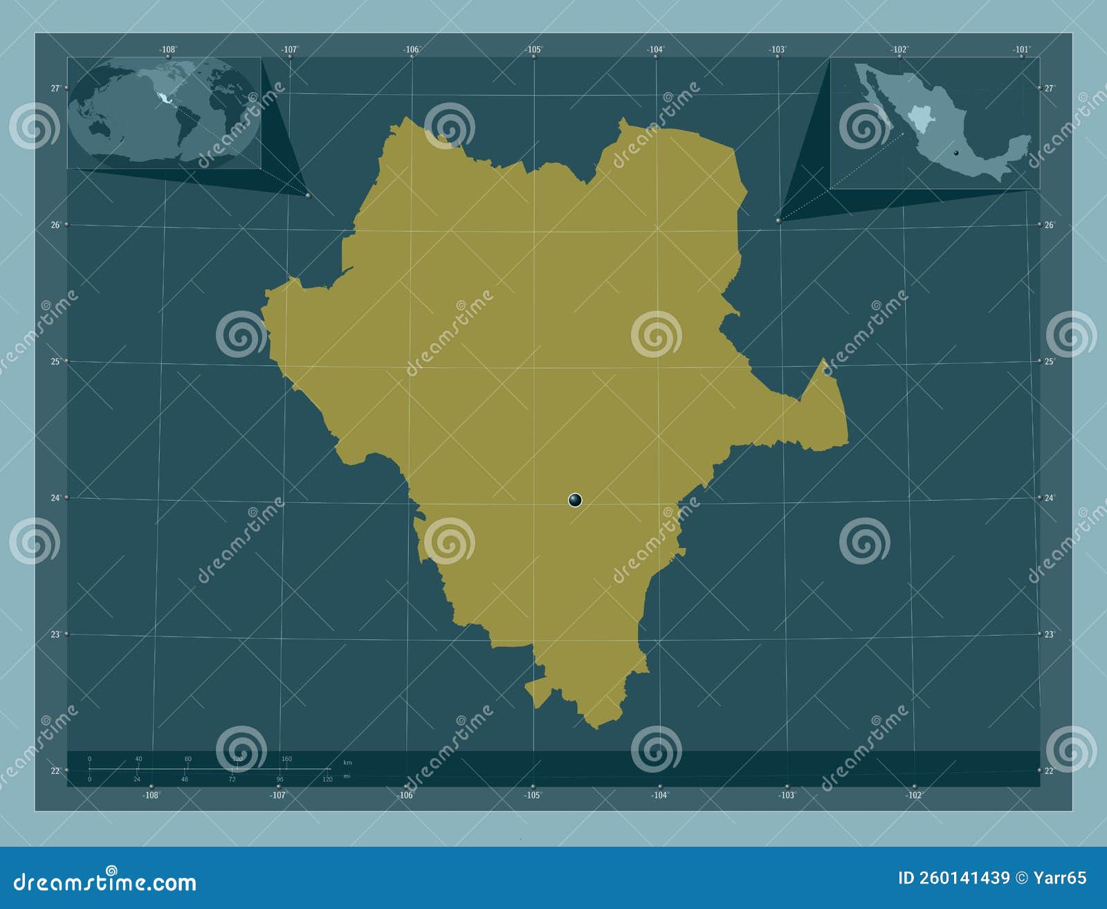 Durango, Mexico. Solid. Capital Stock Illustration - Illustration of ...