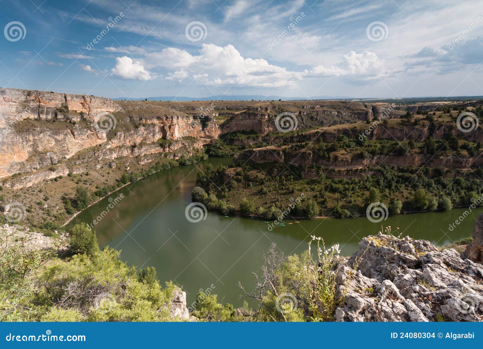 Duraton Canyon stock photo. Image of juniper, moorland - 24080304