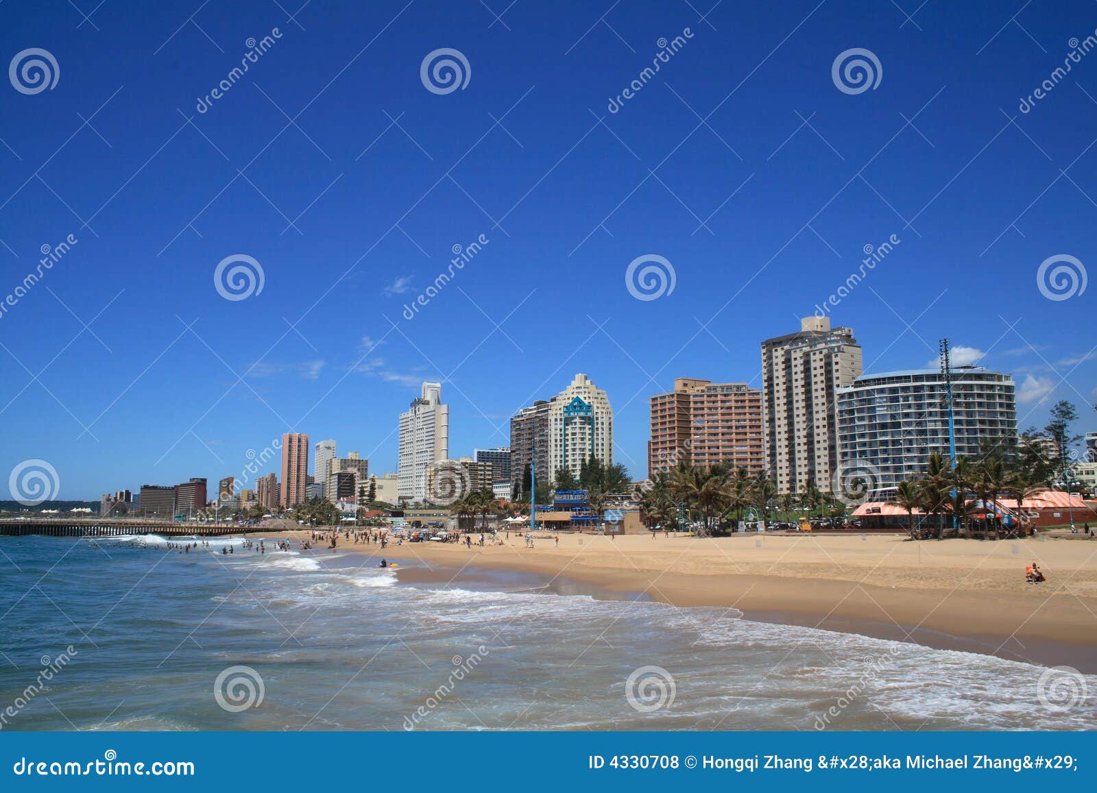 Durban city stock photo. Image of life, waterfront, ocean - 4330708