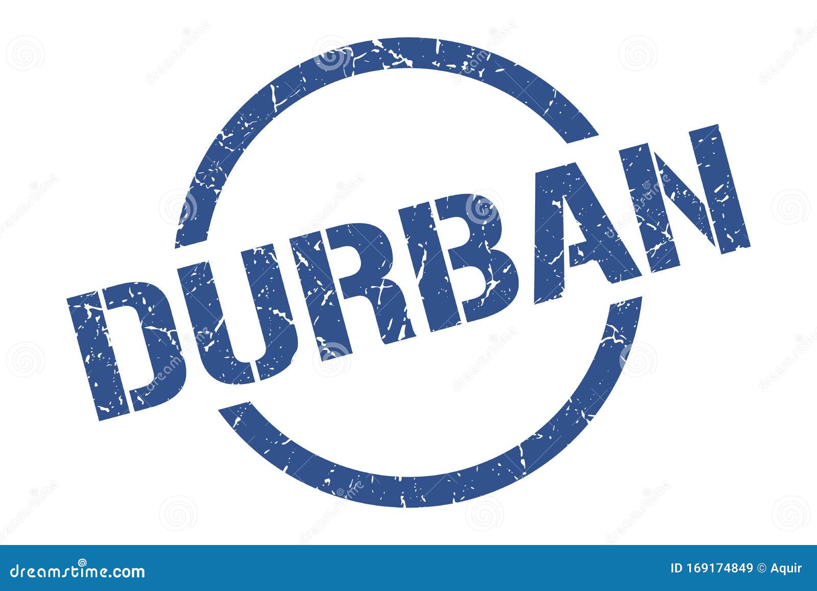 Durban Stamp Cartoon Vector | CartoonDealer.com #120114577