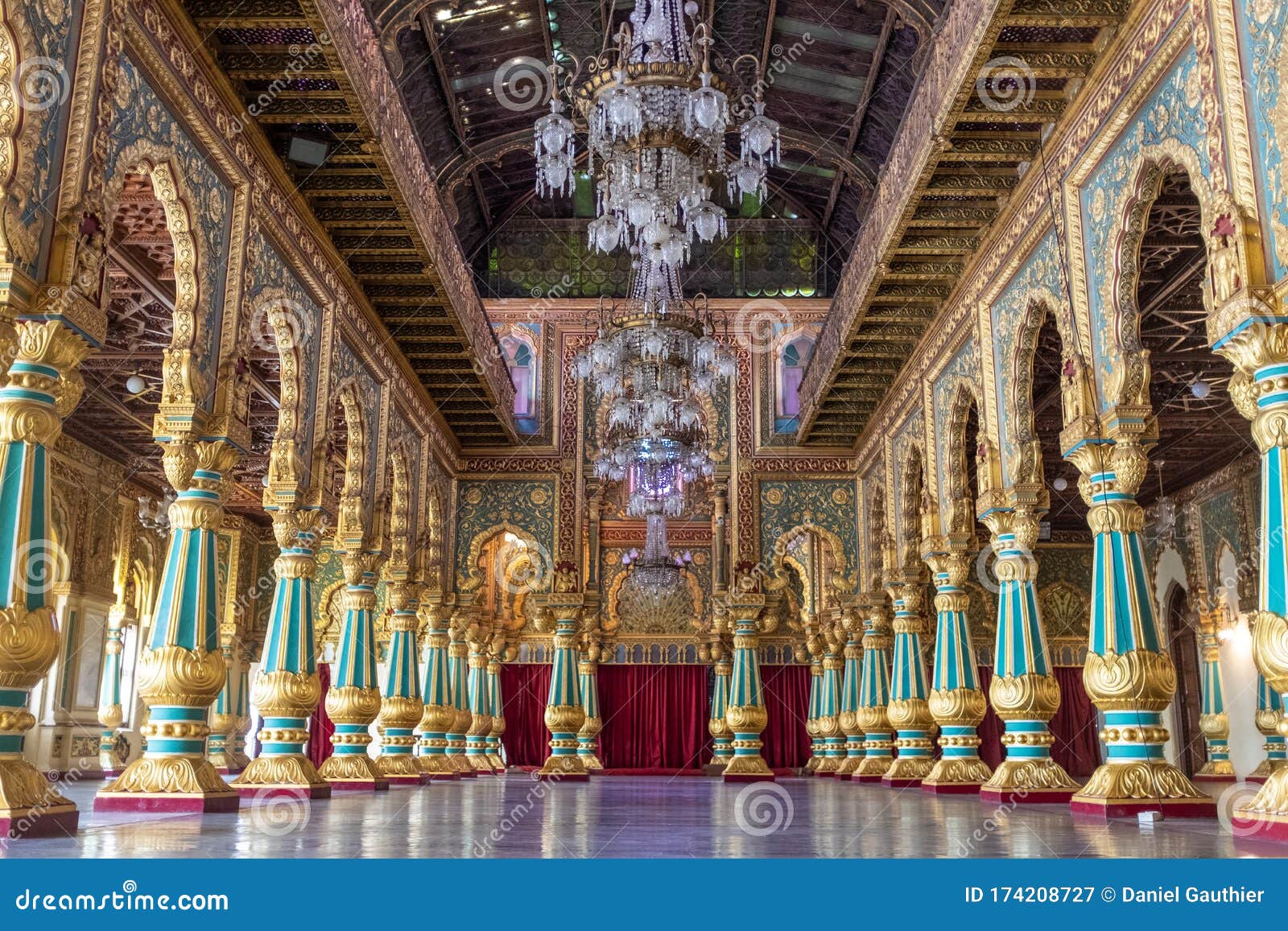 Durbar Hall Of The Mysore Palace India Editorial Photo 174208727