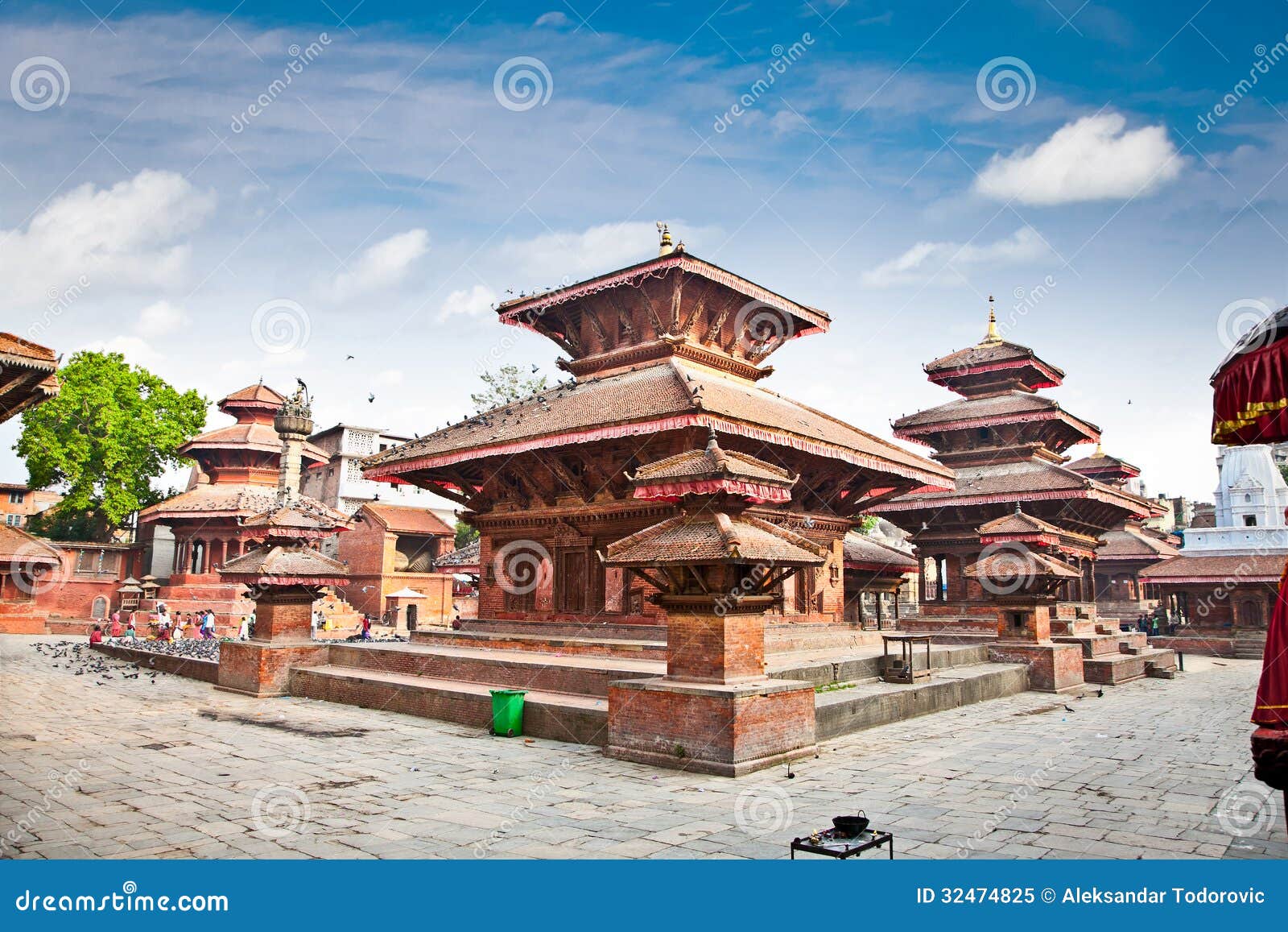 Durbar Square in Kathmandu Valley, Nepal. Stock Image - Image of ...