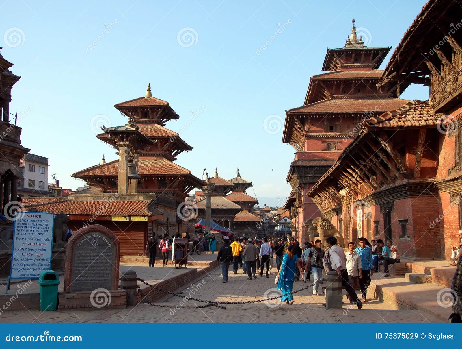 Durbar Square in Lalitpur editorial stock image. Image of ancient ...