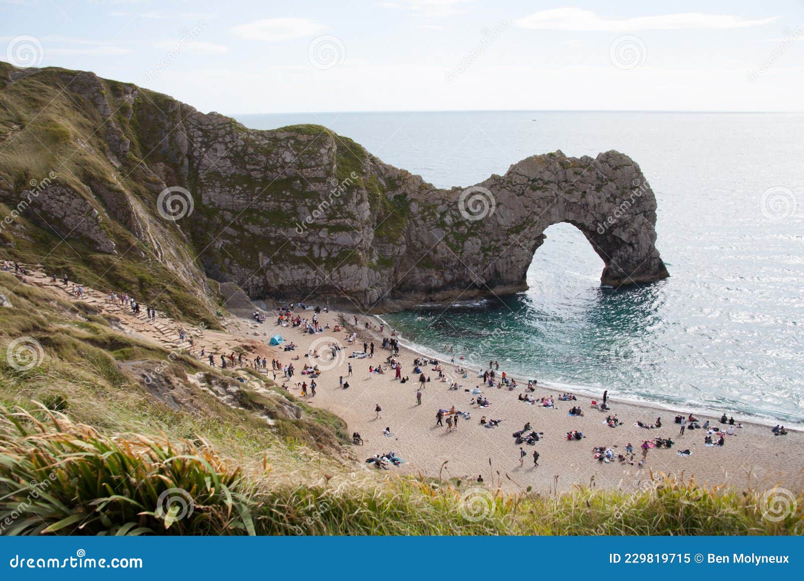 Durdle Door Beach in Dorset in the UK Editorial Image - Image of ...
