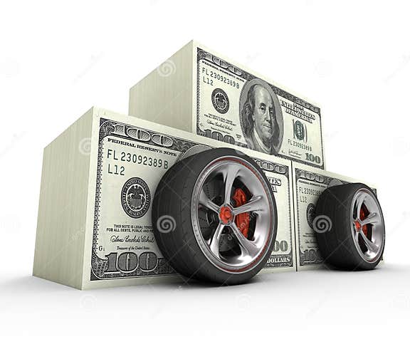 Dure Auto stock afbeelding. Image of prijs, betaal, dollar - 6714837