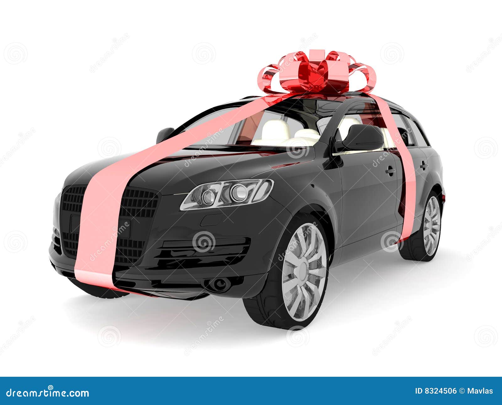 Dure Auto Voor Verkoop of Gift Stock Illustratie - Illustration of lint ...