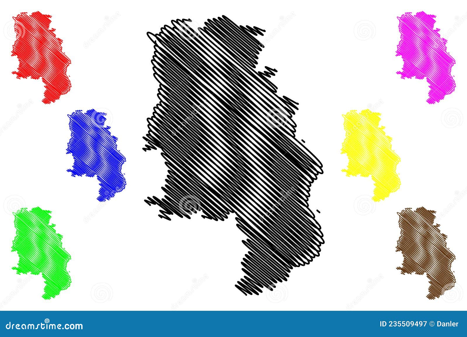 Durg District Chhattisgarh State, Division, Republic of India Map ...