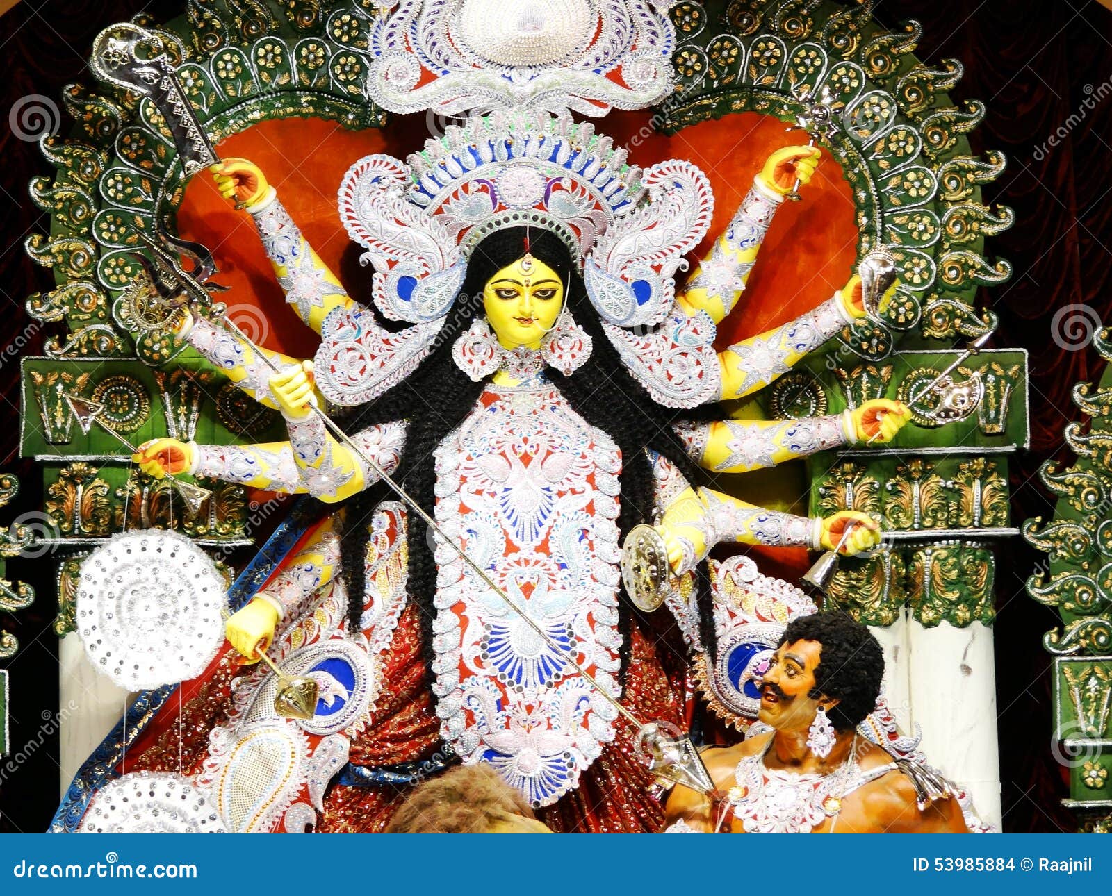 Durga stock photo. Image of devi, bengali, durga, durgapuja - 53985884